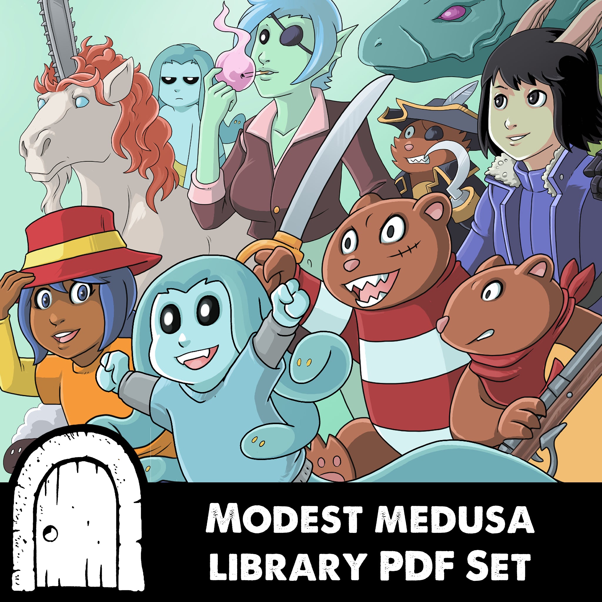 Modest Medusa PDF Library – Yeld Stuff